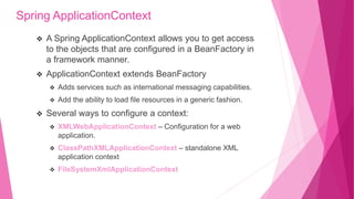 Introduction to Spring sec1.pptx | Programming Languages | Computing