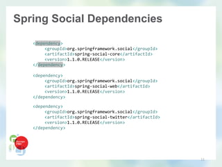 Introduction to spring social - illustrated in the Europe PMC project | PPT