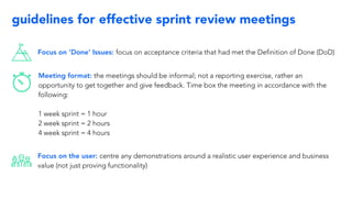Getting Started - Introduction to Sprint Reviews | PPT