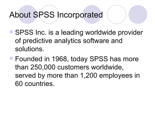 Introduction to spss | PPT