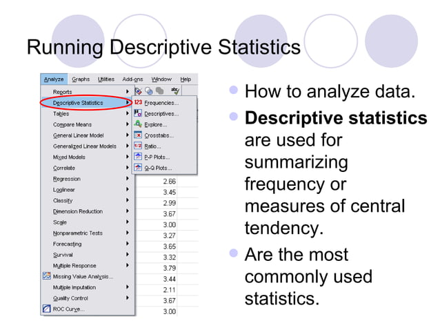 Introduction to spss | PPT