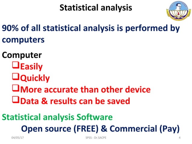 Introduction to spss | PPT