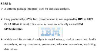 Introduction to spss | PDF