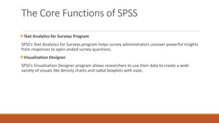 Introduction to spss | PPTX