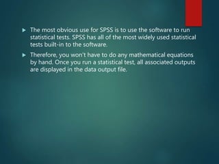 Introduction to spss | PPT