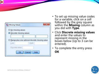 Introduction to spss 1 | PPT