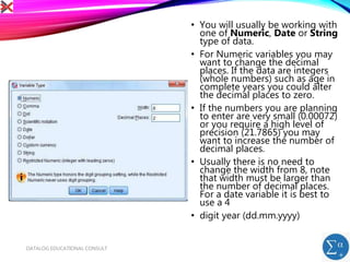 Introduction to spss 1 | PPT