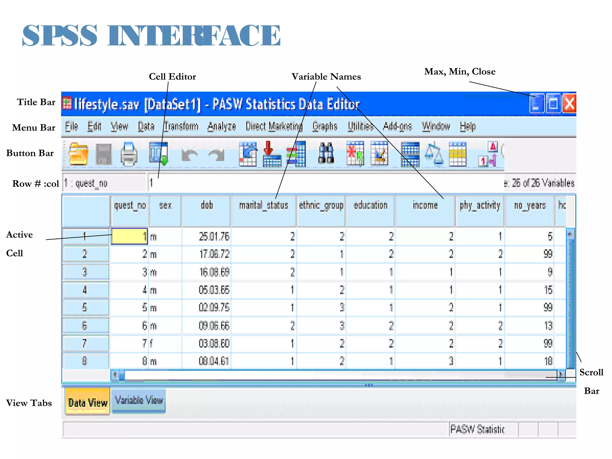 Introduction to spss 18 | PPT