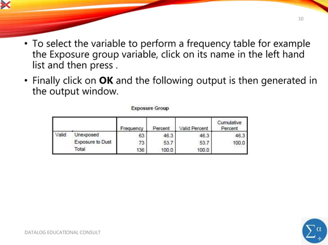 Introduction to spss 2 | PPTX