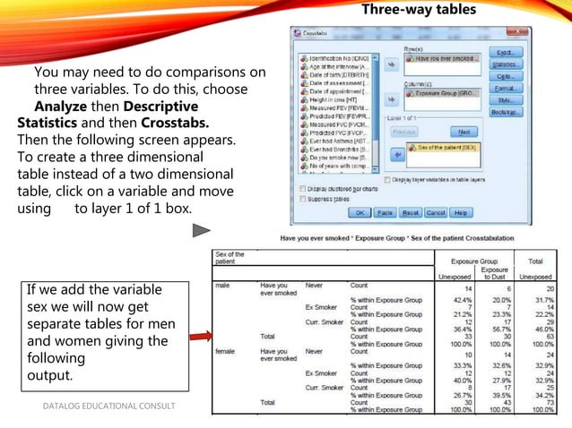 Introduction to spss 2 | PPTX