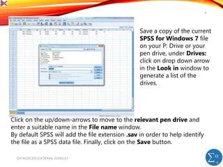 Introduction to spss 2 | PPTX