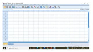 Working with SPSS | PPTX