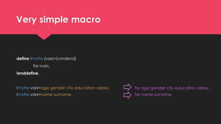 Introduction to SPSS macros | PDF | Programming Languages | Computing