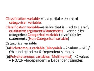 Introduction to spss – part 1 | PPTX