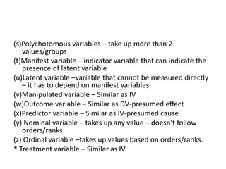 Introduction to spss – part 1 | PPTX