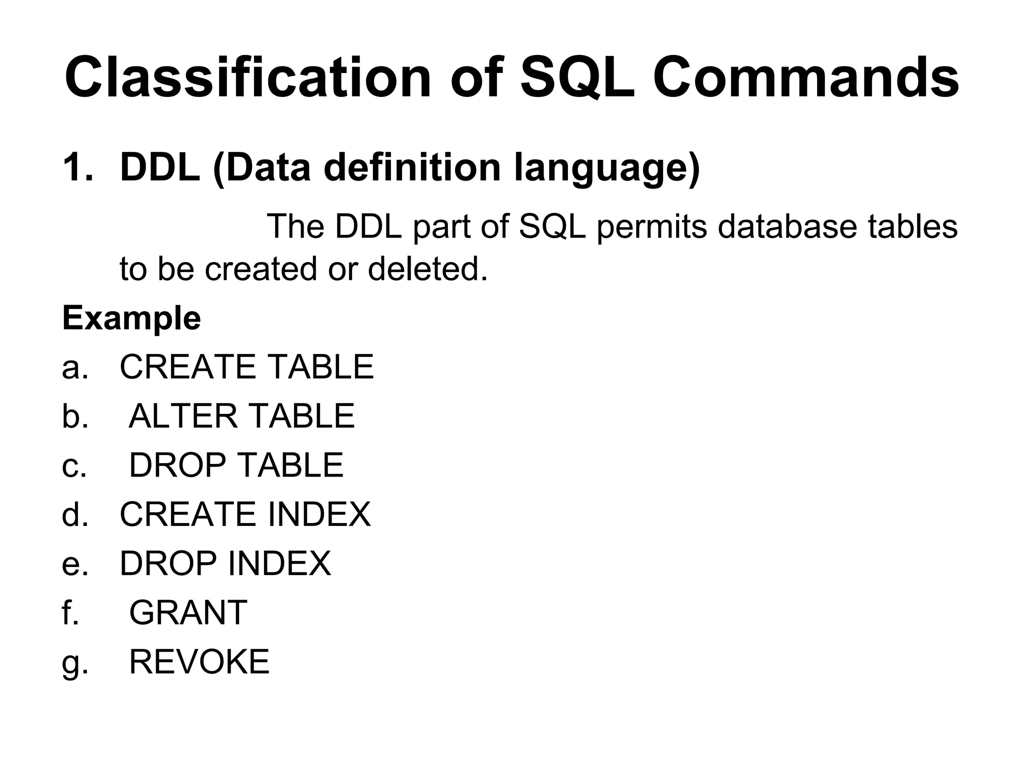 Introduction to (sql) | PPTX