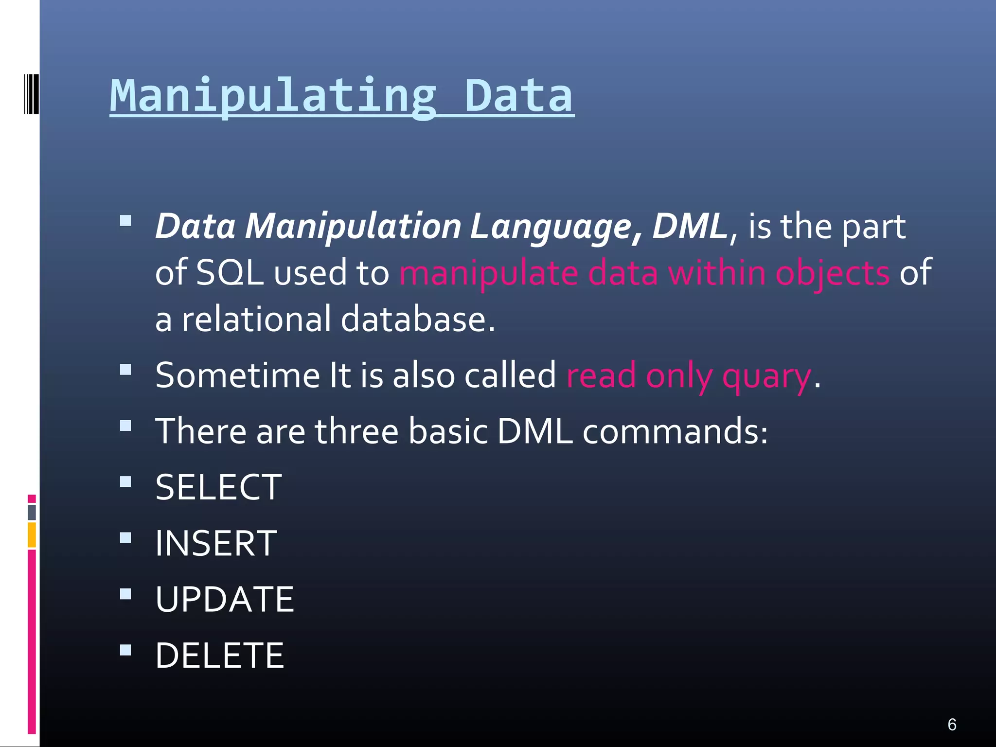 Introduction to SQL | PPT