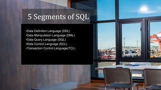 Introduction to SQL | PPTX