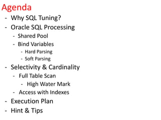 Introduction to SQL Tuning | PPTX