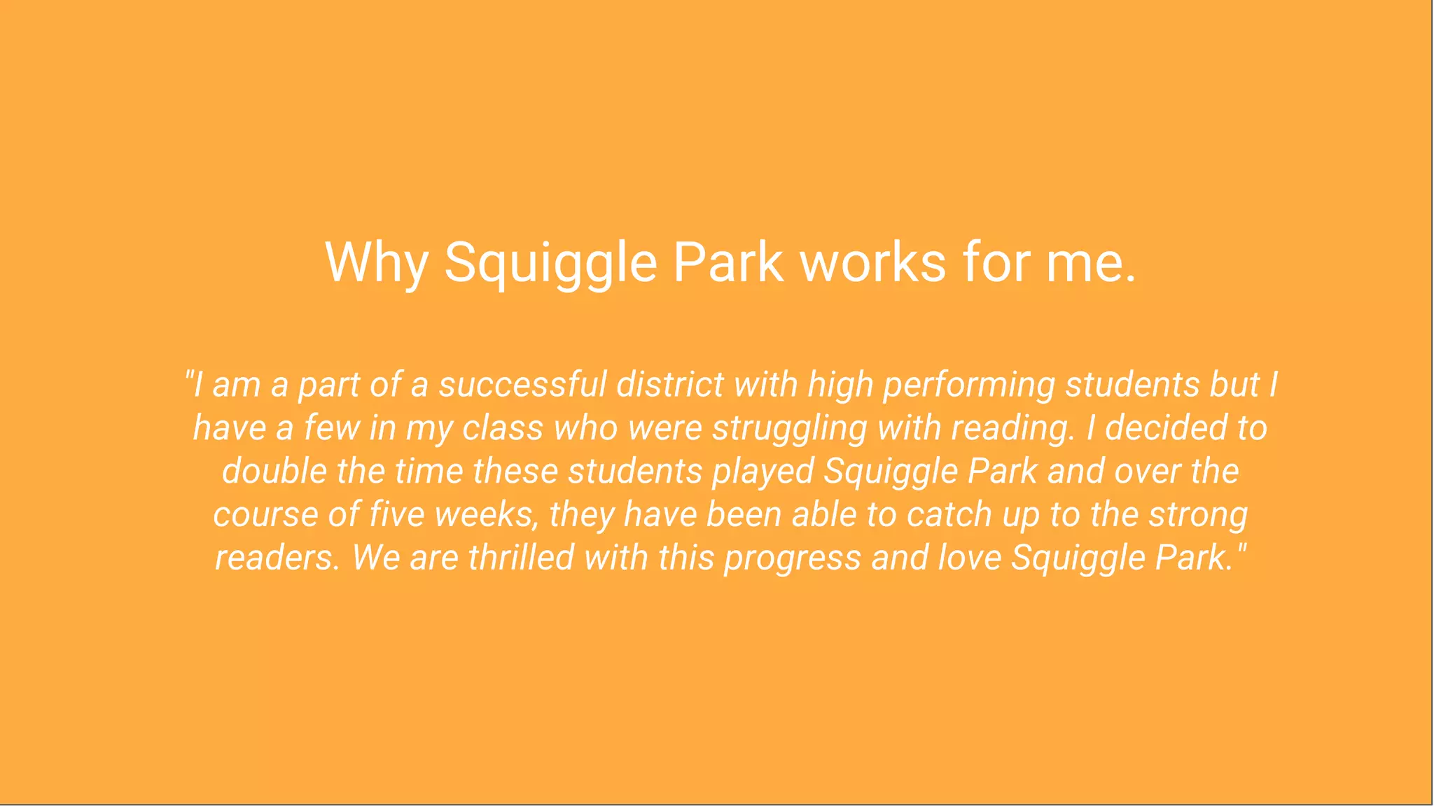 Sharing Squiggle Park In School and District PD - Deck For Educators | PPT