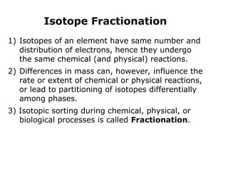 Introduction to Stable Isotopes and fractionation.ppt