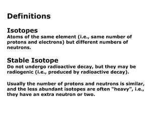Introduction to Stable Isotopes and fractionation.ppt