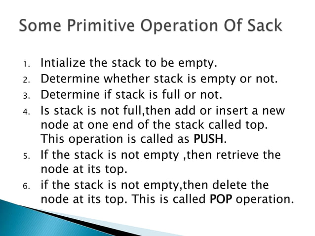 Introduction to stack | PPTX