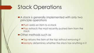 Introduction to stack | PPT