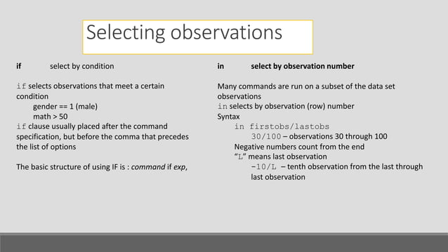 Introduction To Statapptx Programming Languages Computing