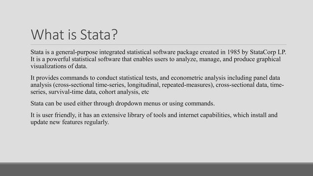 Introduction To Statapptx Programming Languages Computing