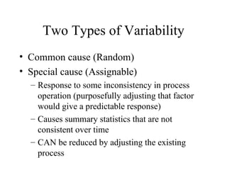 Introduction To Statistical Process Control | PPT
