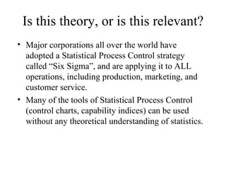 Introduction To Statistical Process Control | PPT