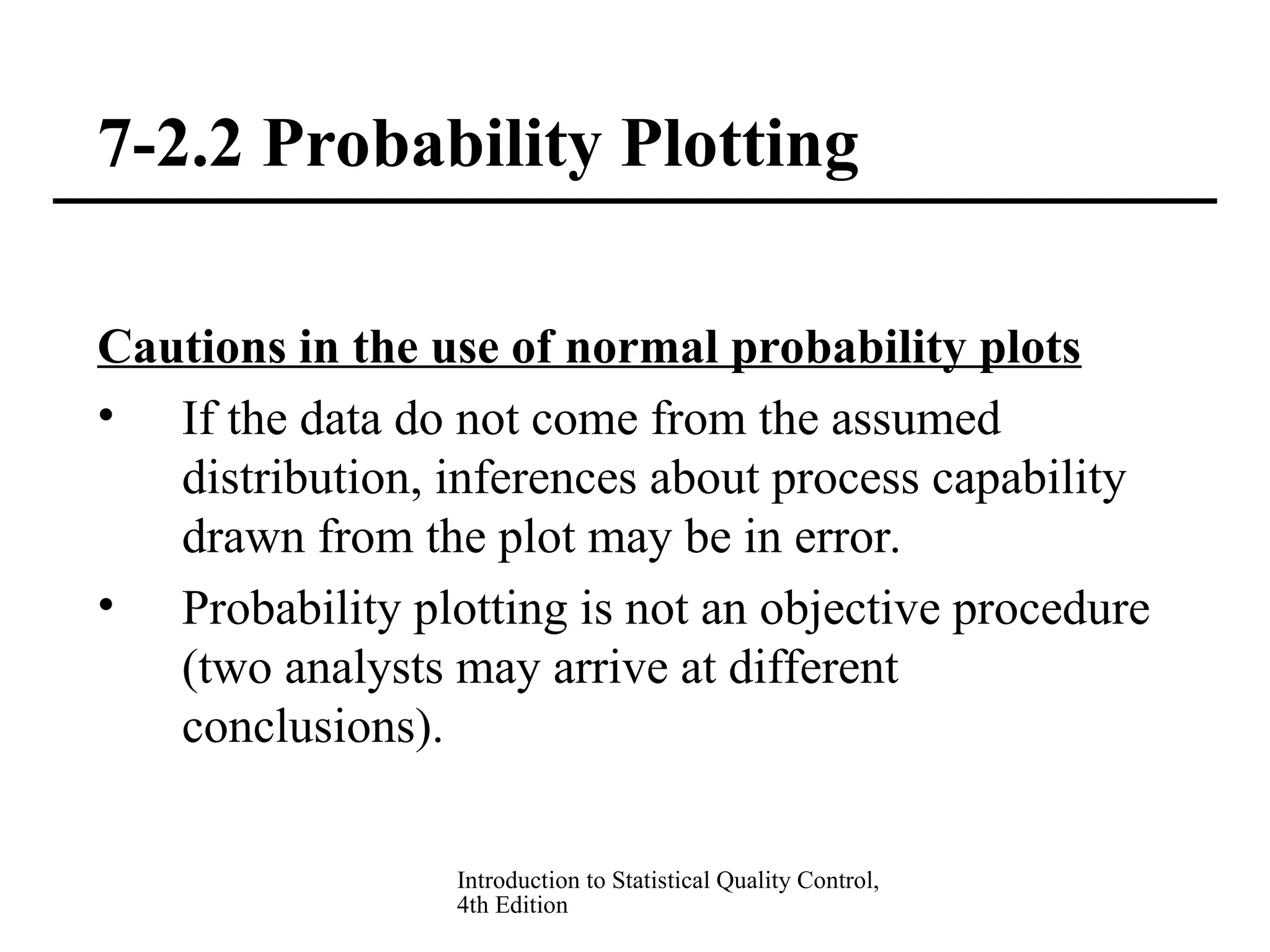 introduction to statistical quality control.ppt | Science