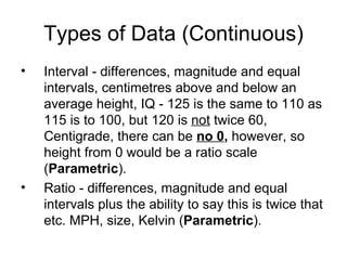 Introduction to statistical terms | PPT