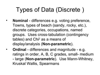 Introduction to statistical terms | PPT