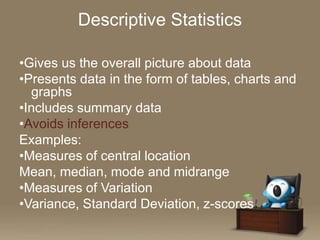 Introduction to statistics | PPT