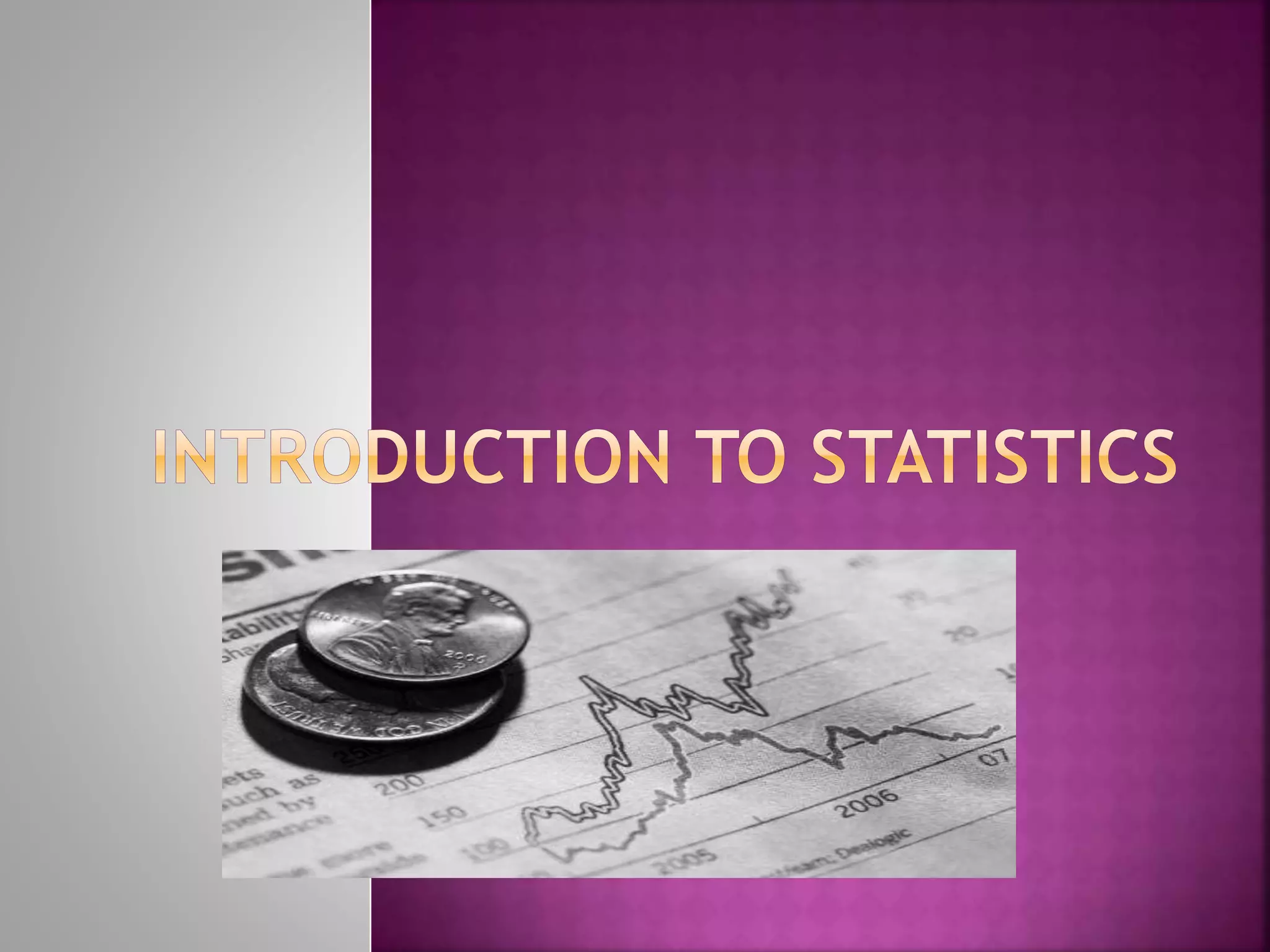 Introduction to statistics | PPTX