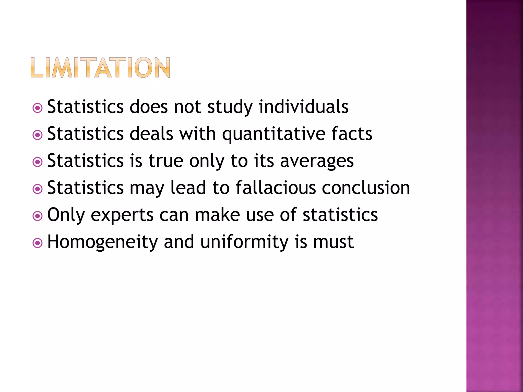 Introduction to statistics | PPTX