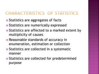 Introduction to statistics | PPTX
