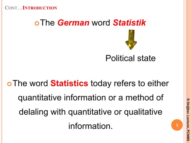 Introduction to statistics...ppt rahul | PPSX