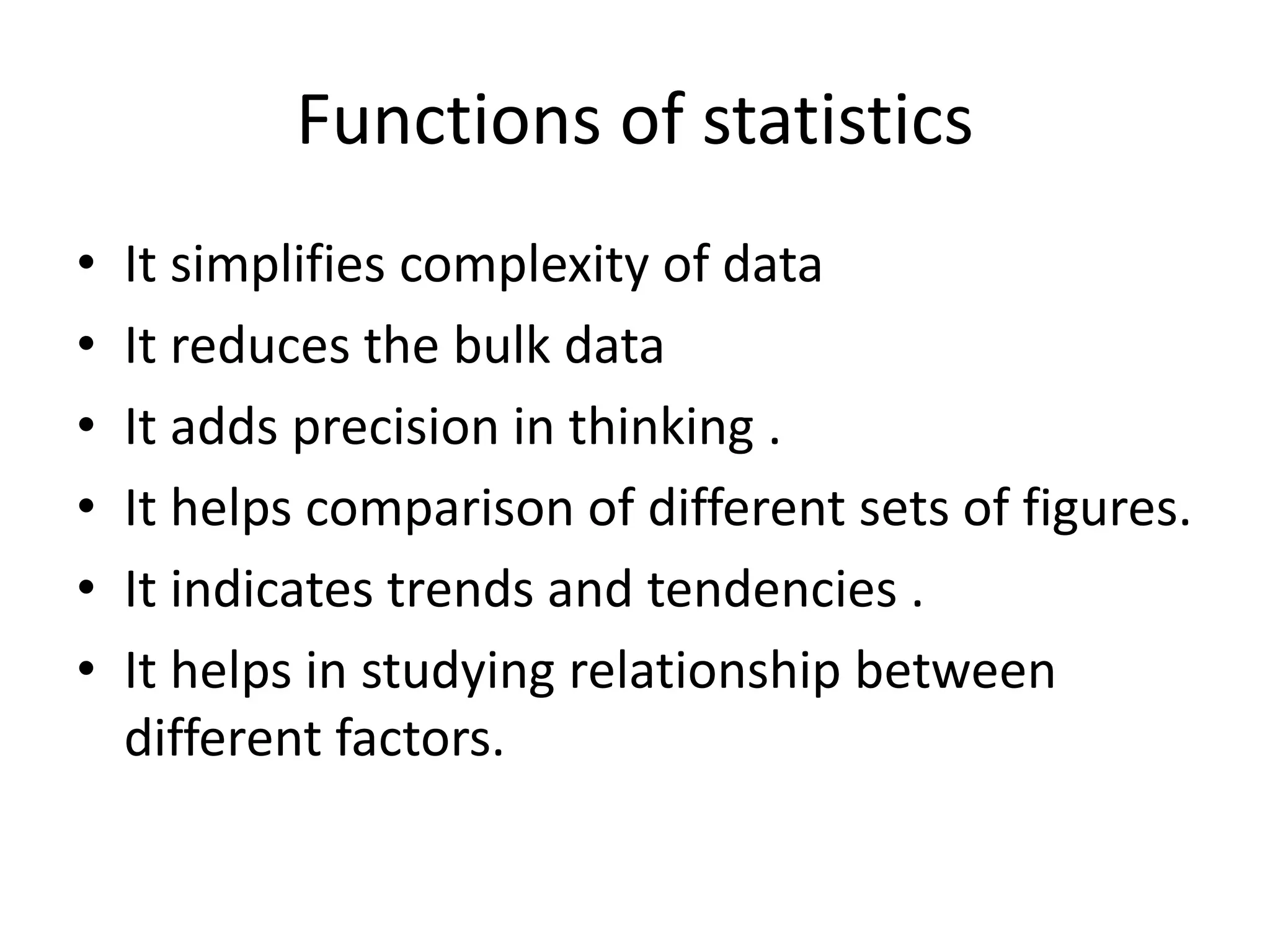 Introduction to statistics | PPT