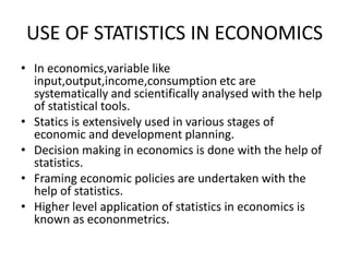 Introduction to statistics | PPT