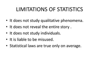 Introduction to statistics | PPT