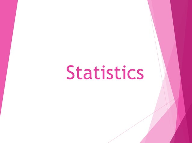 Introduction to statistics | PPT