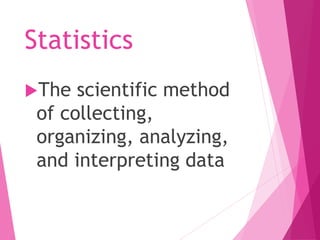 Introduction to statistics | PPT