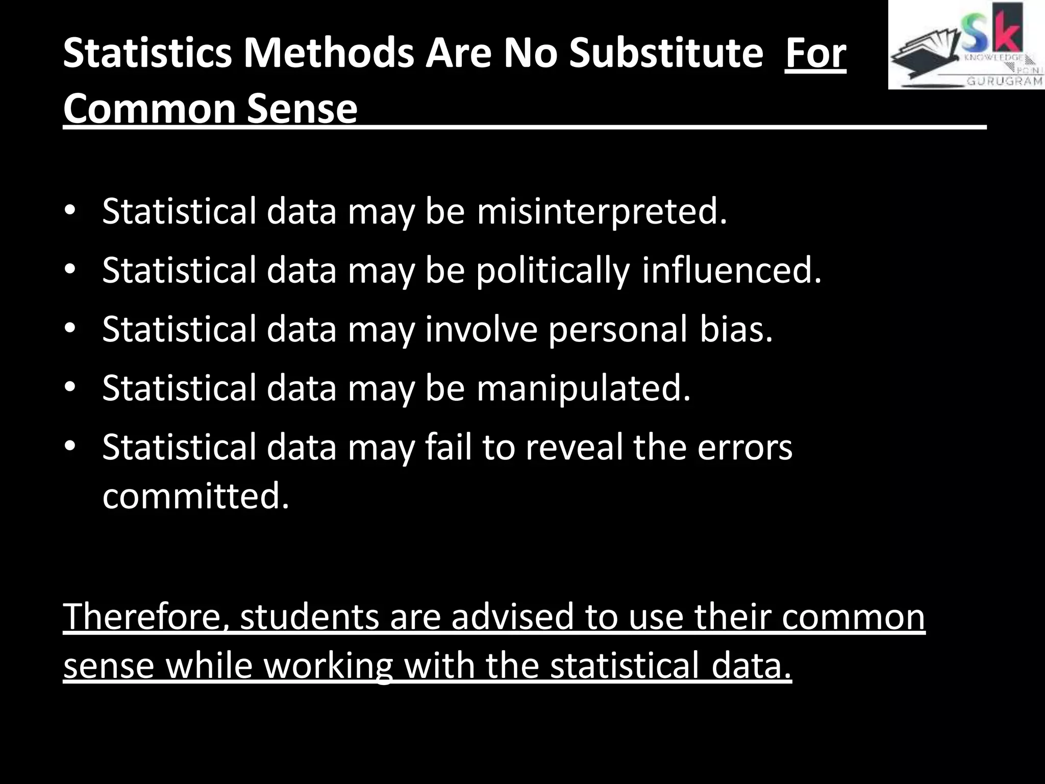 Introduction to statistics class 11 cbse by sanjay sir | PPTX