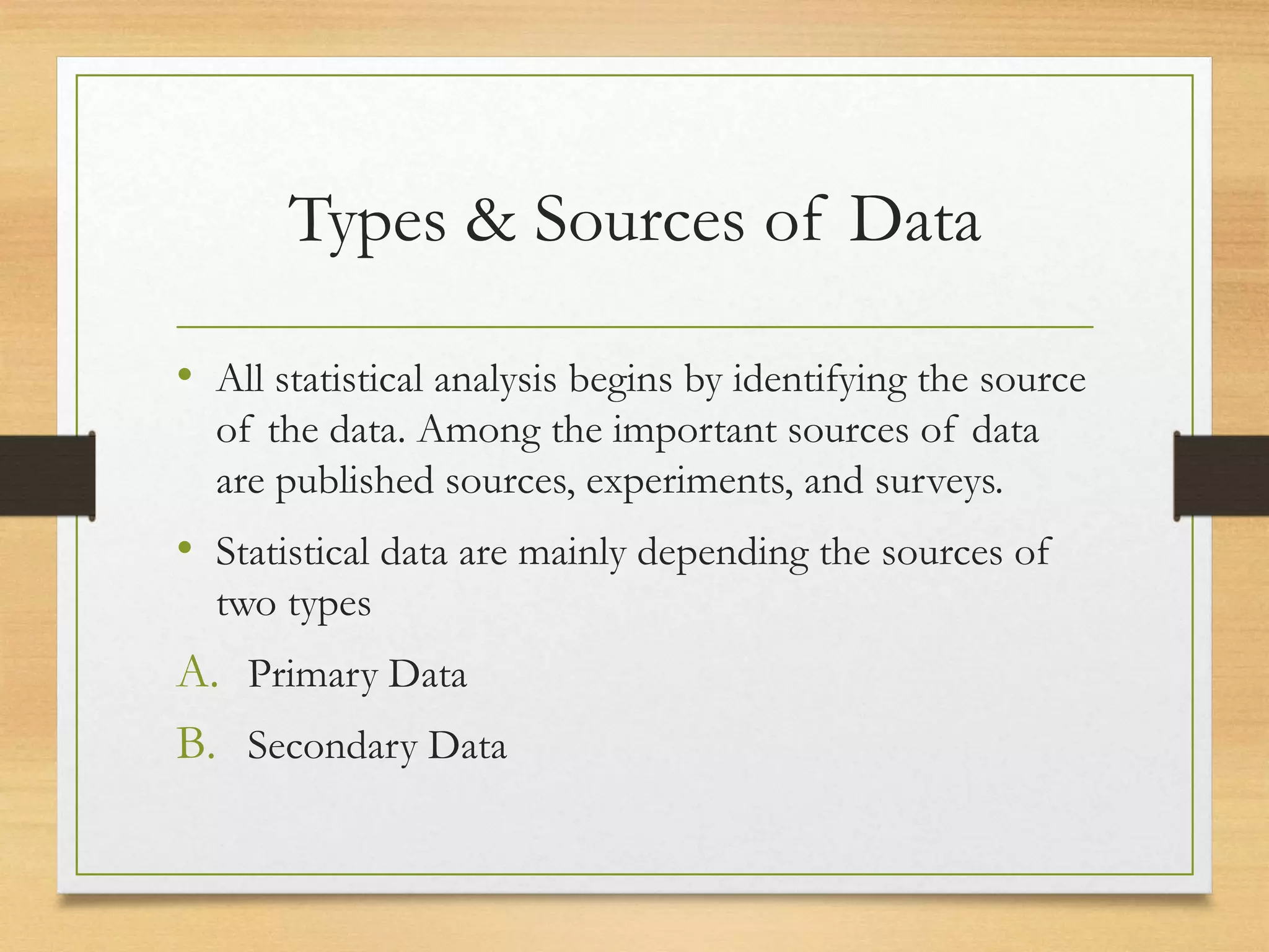 Introduction to statistics | PPT