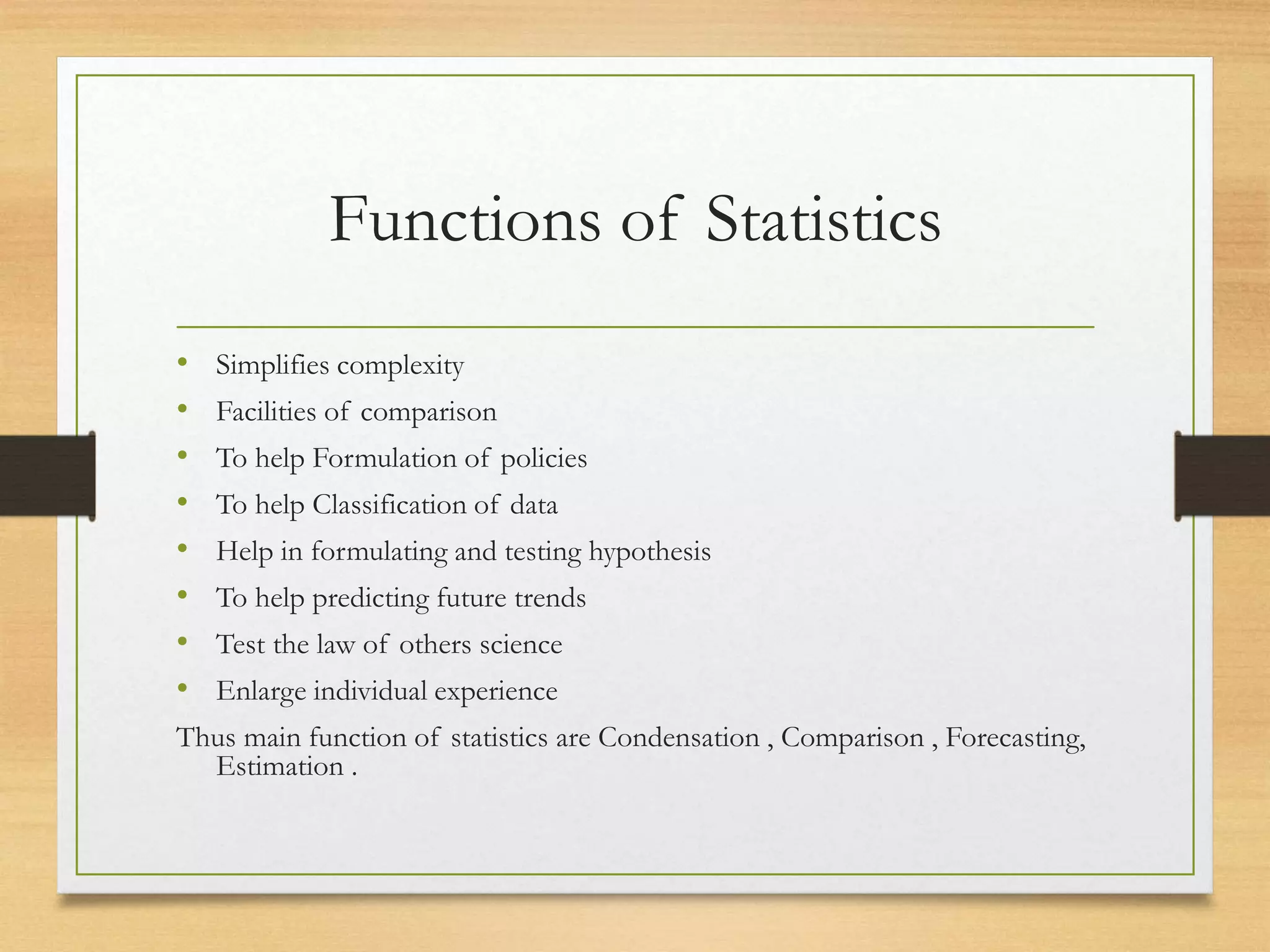 Introduction to statistics | PPTX
