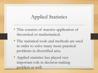 Introduction to statistics | PPTX