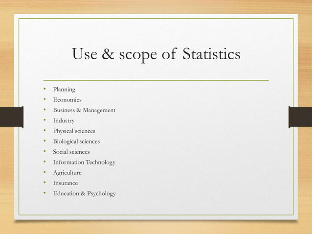 Introduction to statistics | PPTX | Science